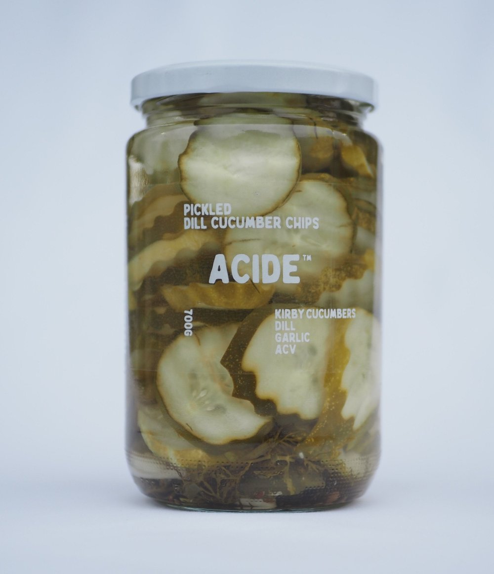 PICKLED CRINKLE DILL CUCUMBER CHIPS 700G – A Quirk of Fate