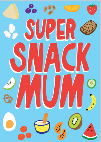 SUPER SNACK MUM - CARD – A Quirk of Fate