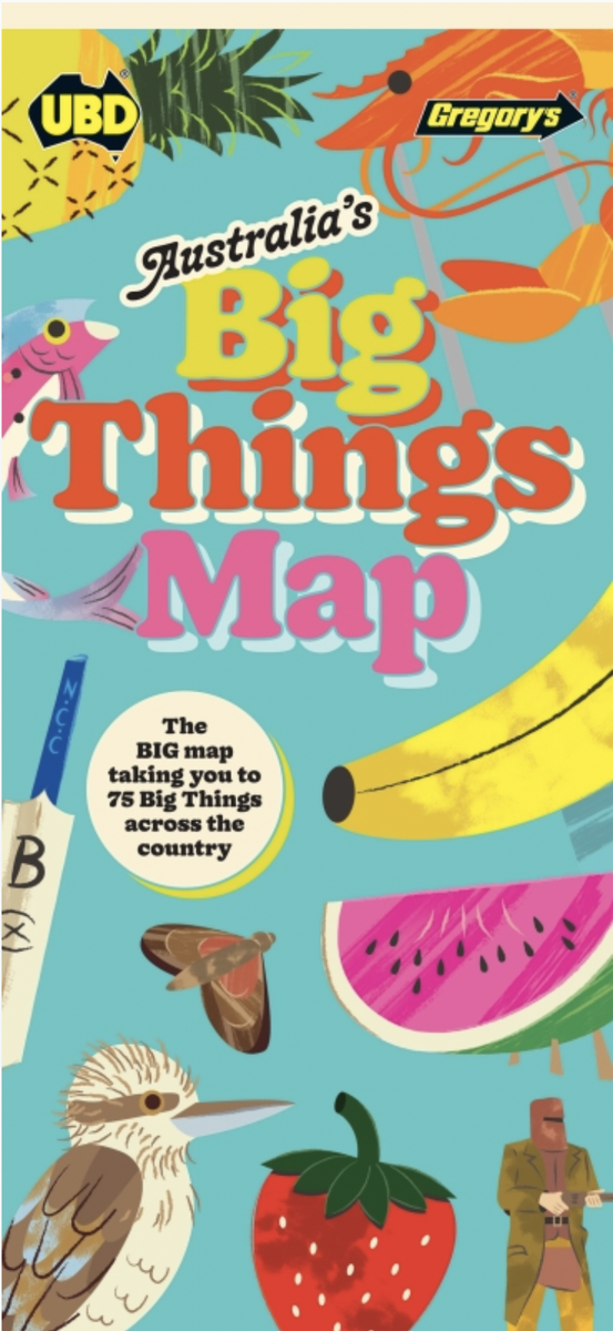 AUSTRALIA'S BIG THINGS MAP - UBD GREGORY'S – A Quirk of Fate