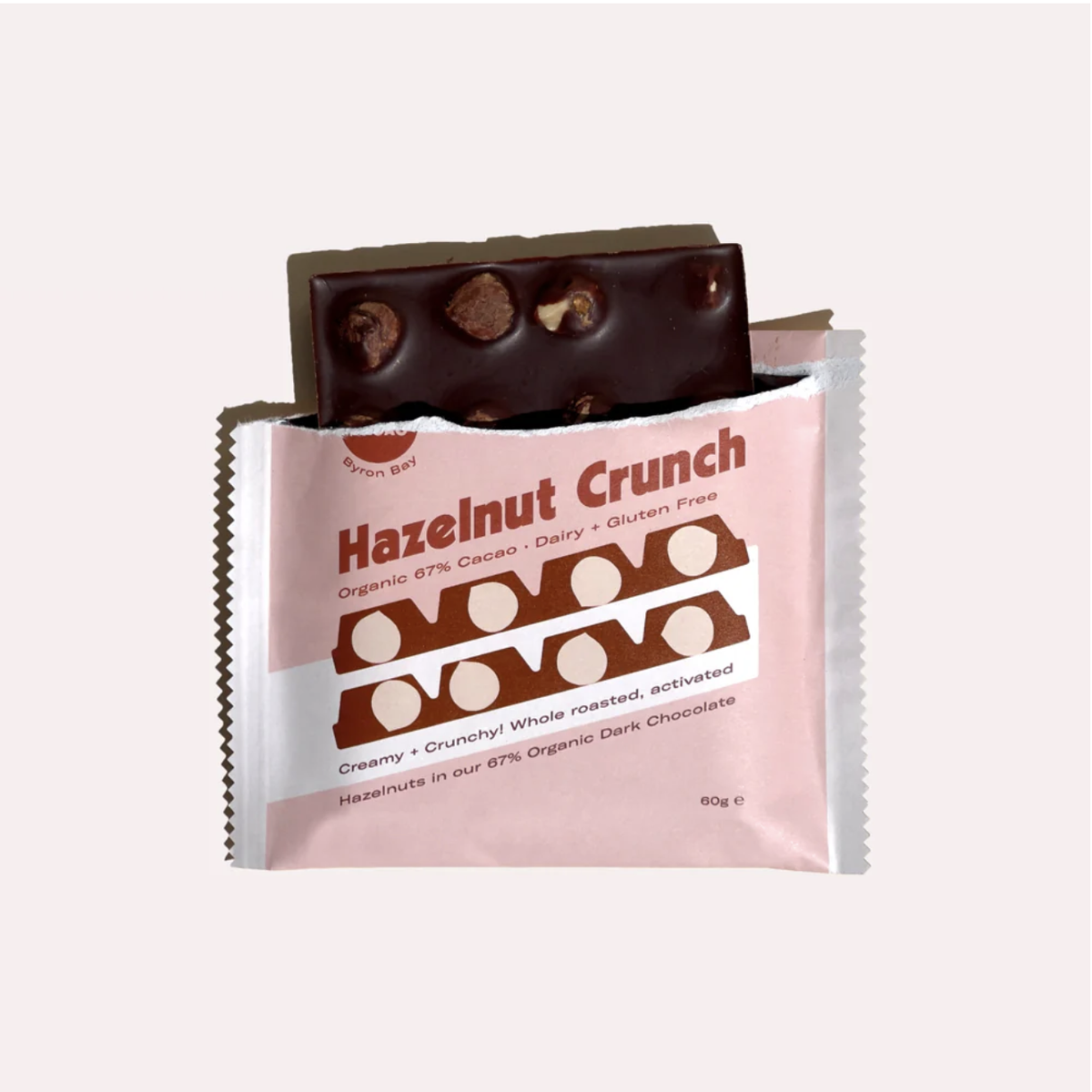 HAZELNUT CRUNCH - DARK CHOCOLATE – A Quirk of Fate