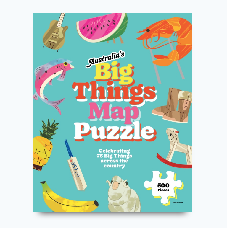 AUSTRALIA'S BIG THINGS MAP: 500 PIECE PUZZLE – A Quirk of Fate