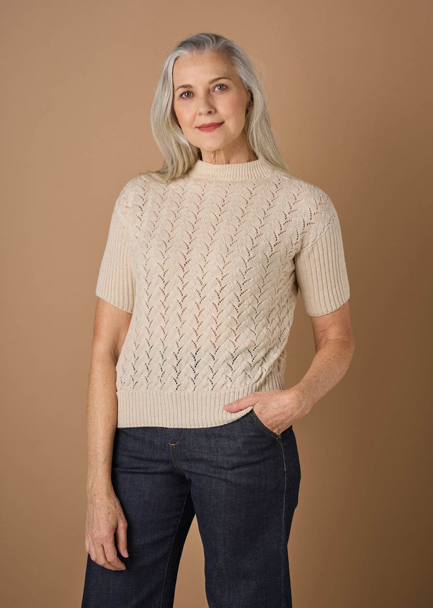 CAMILLA LACE SHORT SLEEVE TOP - ASSORTED COLOURS – A Quirk of Fate