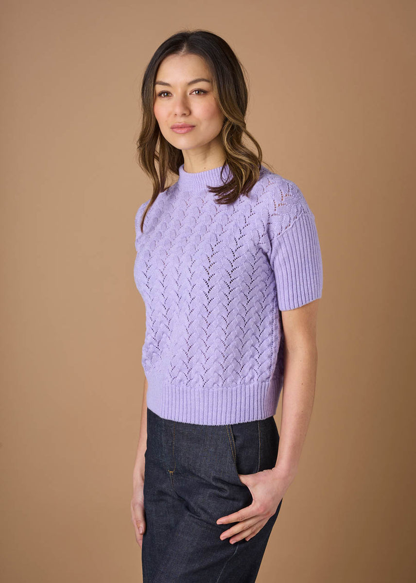 CAMILLA LACE SHORT SLEEVE TOP - ASSORTED COLOURS – A Quirk of Fate