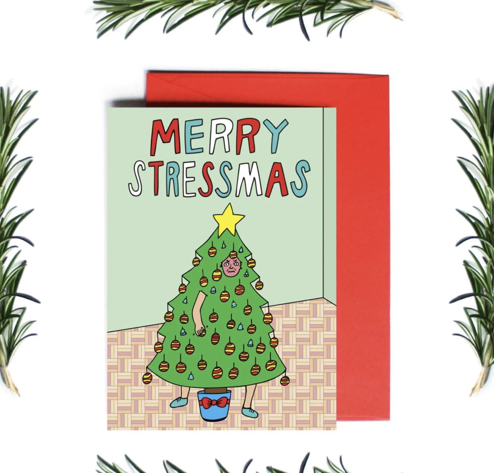 MERRY STRESSMAS - CARD – A Quirk of Fate